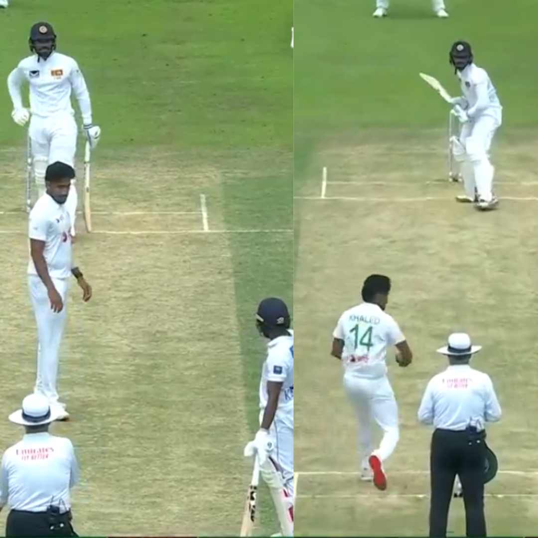 Watch: Bangladesh's Khaled Ahmed's Mankad Attempt Goes Awry - SportsGAGA